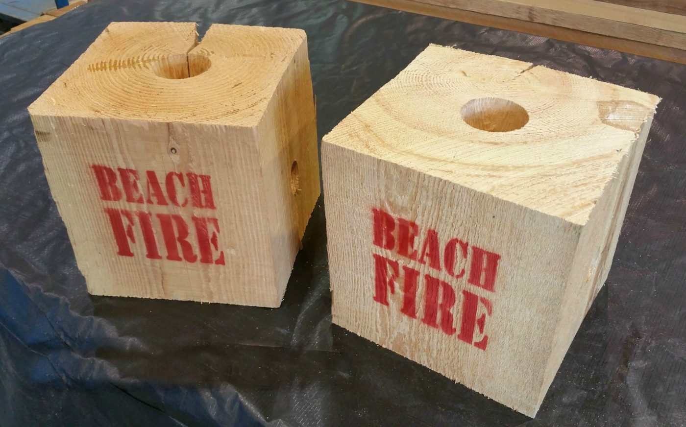 8″ x 8″ x 8″ Beach Fire | Lumberstore.ca